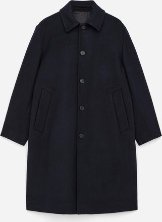 Arket Doubleface-Mantel Aus Wollmischung -Blau