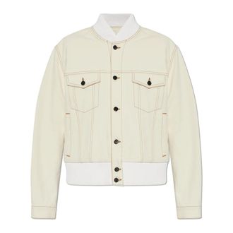Lanvin Homme, Vestes, Beige, Taille: L Bomber en coton