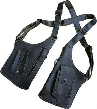 Generic Schulter Holster Tasche | Wasserdichte Multifunktionstasche Mit Mehreren Taschen Und Verstellbarem Gurt F&uuml;r Die Sicherheit - Verstellbare Achsel Umh&auml;n