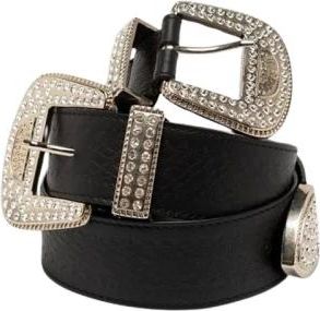 Moschino Femme, Accessoires, Noir, Taille: ONE Size Viscose Belt