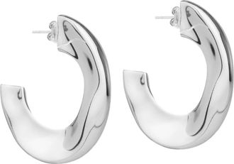 Federica Tosi Femme, Accessoires, Gris, Taille: ONE Size Mindy Circle Earrings