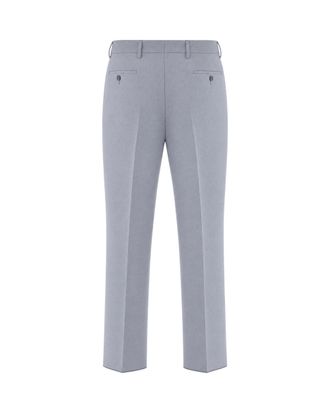 L.B.M. 1911 Tailored Wool Flannel Trousers - Gray