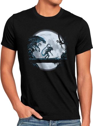 style3 Alien Moonshine Queen Herren T-Shirt Xenomorph Ripley Movie, Gr&ouml;&szlig;e:3XL