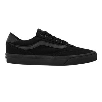 Vans Brooklyn Schuhe f&uuml;r Damen, Wildleder-Besatz (Schwarz/Schwarz/Wei&szlig;)