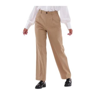 Vanessa Bruno Silberne Hose Damen Pant - - Trousers - Damen - Braun - S