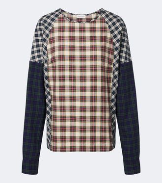Dries Van Noten Top aus Baumwollflanell