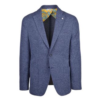 Manuel Ritz Homme, Vestes, Bleu, Taille: 2XL Blazer Stondato