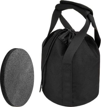 Generic Shot Put Tasche | Tragbare und bequeme Gewichtshülle mit Griff und Schaumstoffpolster | Transportlösung für Gewichtstasche | für Training im Freien