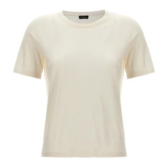 Kiton Silk Cashmere T-Shirt - - Knitwear - Damen - Wei&szlig; - S