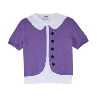 Moschino Damen, Strickwaren, Lila, LGr&ouml;&szlig;e