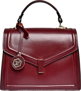 Luisa Vannini Violette Ledertasche