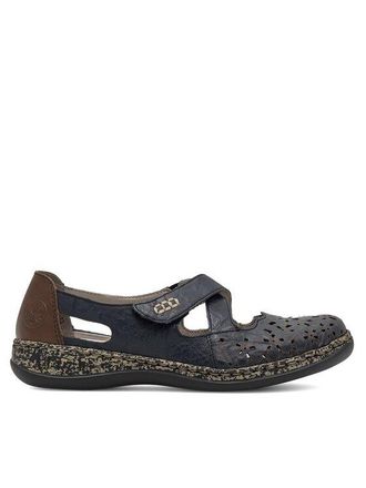 Rieker Halbschuhe 463H4-14 Dunkelblau