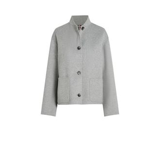 Tommy Hilfiger Wolljacke in Grau