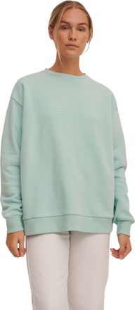 NA-KD Damen Organic Drop Shoulder Sweatshirt, t&uuml;rkis, 50