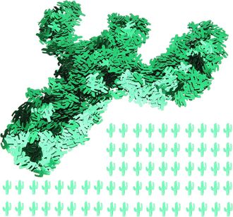 Hemobllo 5 Beutel Kaktus Papier Konfetti Buntes Party Streukonfetti aus Papier Tischdekoration f&uuml;r Karneval Geburtstag und Selbstgemacht Bastelprojekte