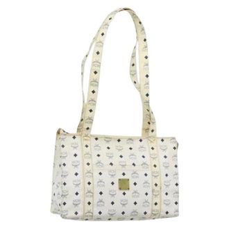 MCM Sac cabas Pre-owned - Femme - Pre-owned - Blanc - Taille: ONE Size