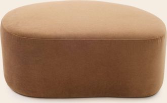 Madura Pouf Julika Opal caramel - MARRON