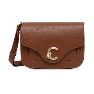 Coccinelle Grained Leather Handbag - - Bags - Damen - Braun - ONE SIZE