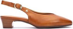 Pikolinos Chaussures &agrave; Talon en Cuir MANISES pour Femme Color Brandy