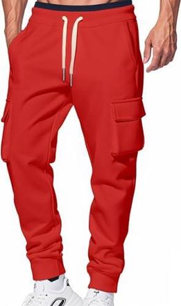 Generic Pantalon de jogging pour homme, cordon de serrage, d&eacute;contract&eacute;, pantalon de jogging, jogging, marche, escalade, cyclisme, plein air, pantalon l&eacute;ger et