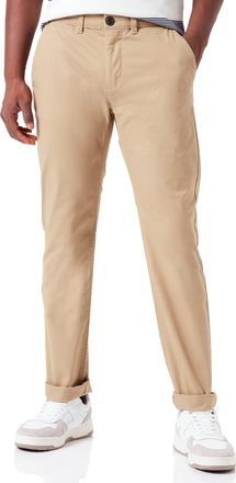 Tom Tailor Herren Travis Regular Chino Hose 1032865, 11610 - Splashy Sand, 28W / 34L