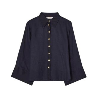 Busnel Femme, Blouses et Chemises, Bleu, Taille: 36 FR Romy Shirt