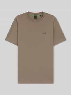HUGO BOSS Regular Fit T-Shirt aus Baumwoll-Mix