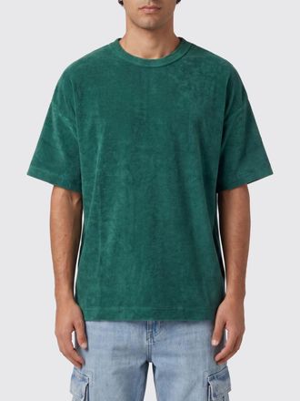 Howlin T-shirt &agrave; col rond et coupe d&eacute;contract&eacute;e en jersey de coton m&eacute;lang&eacute;