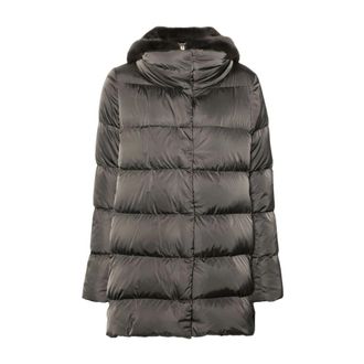 Herno Gepolsterte Kapuzenjacke - - Coats - Damen - Grau - XL