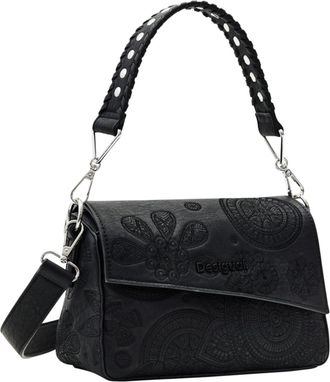 Desigual Womens BOLS_Dejavu Phuket MINI Accessories PU Hand Bag, Black