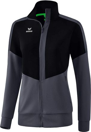Erima Damen Squad Worker Jacke (1032036), schwarz/slate grey, 40