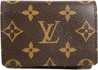 Louis Vuitton unisex, Pre-owned, Brun, Taille: ONE Size Portefeuille en Toile Pre-owned