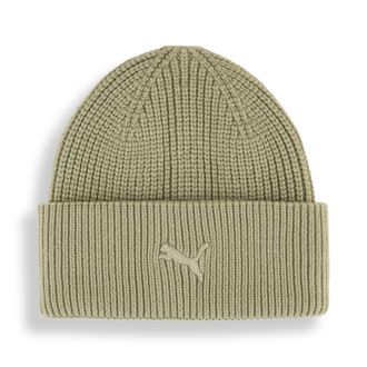 Puma Wardrobe Essentials Grobstrick-Beanie, Accessoires, Gr&uuml;n, OSFA