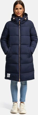 Marikoo Winterjacke MARIKOO Nomadiaa, Damen, Gr. XL, blau (navy), Obermaterial: 100% Polyester. Innenseite: 100% Polyester. Futter: 100% Polyester. Wattierung