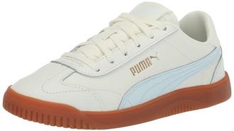 Puma Puma Baskets Club 5v5 pour Femme, Blanc Chaud - Goutte de rosée - Or Puma, 38 EU