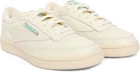 Reebok Mens Club C 85 Vintage Sneaker, Top Chalk Paperwhite Glen Green, 35 EU