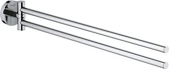 GROHE Start Double Barre Porte-Serviettes pour Salle de Bain, 439 mm, Fixations Cachées avec Vis Incluses, Métal, Chromé, 41183000