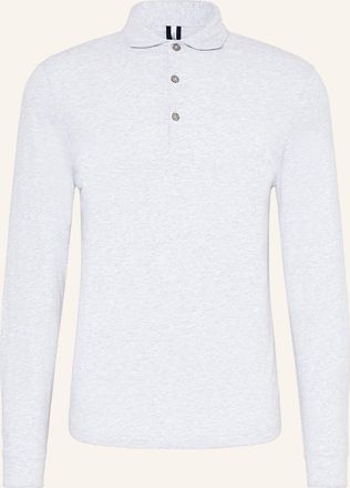 Profuomo Profuomo Jersey-Poloshirt grau