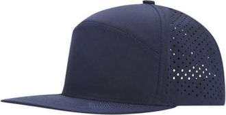 Generic Casquette de Baseball &agrave; Bord Plat pour Hommes, Chapeau de Performance r&eacute;glable, Casquette perfor&eacute;e (Navy, One Size)
