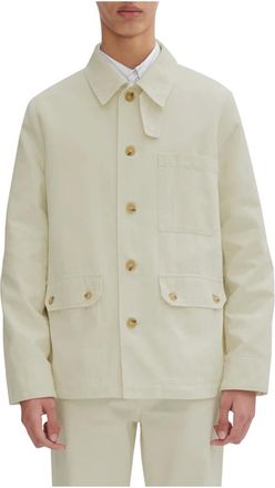 A.P.C. A.p.c., Homme, Vestes, Blanc, Taille: S Veste Piet