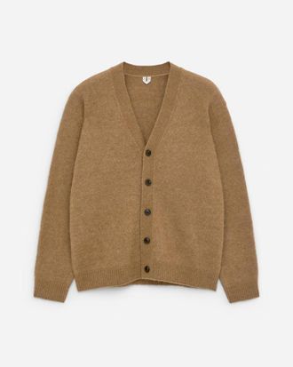 Arket Strickjacke Aus Wolle Und Alpakawolle -Beige