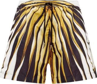 Roberto Cavalli Short de bain &agrave; motif tigre - Homme - Maillots de bain - Multicolore - Taille: XL