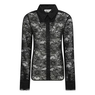 Sportmax Dentice Lace Shirt - - Blouses & Shirts - Damen - Schwarzk - S