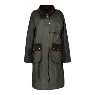 Barbour Kirklees Waxed Jacket - - Coats - Damen - Gr&uuml;n - L