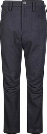 Yohji Yamamoto Pantalons D&eacute;contract&eacute;s - Noir