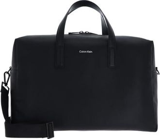 Calvin Klein Must Weekender K50K511218, Sac de Voyage Homme, Noir (CK Black Pique), OS
