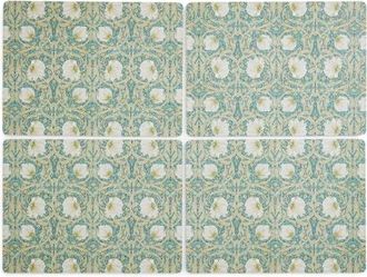 Spode Morris & Co X0010649172 Pimpernel Privat Platzsets, gro&szlig;, Gr&uuml;n, 40,1 x 29,8 cm