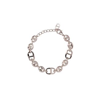 Dior Homme, Accessoires, Gris, Taille: ONE Size Bracelet 8 Maillons de Cha&icirc;ne
