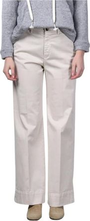 Mason's Pantalon Chino Studio New York - Femme - Pantalons - Blanc - Taille: 42 FR
