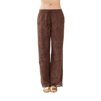 Ermanno Scervino Pantalone Palazzo - - Trousers - Damen - Braun - S